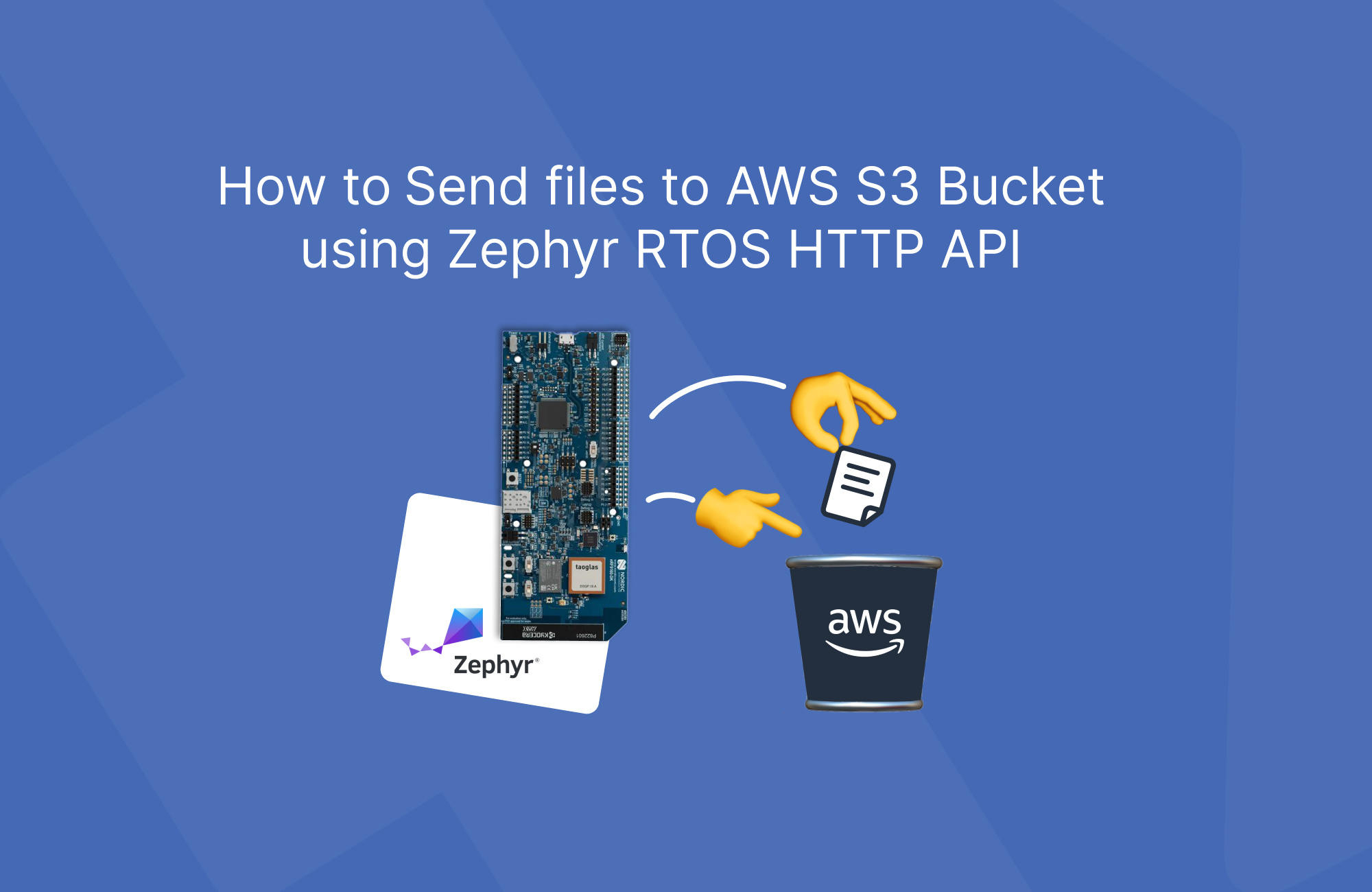 Sending files to AWS S3 Bucket using Zephyr RTOS HTTP API